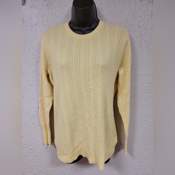 Basic Editions | Sweaters | Basic Editions Womens Cable Knit Sweater ...